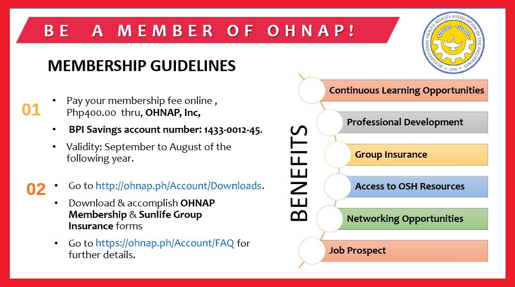 Occupational Health Nurses Association of the Philippines, Inc. (OHNAP)
